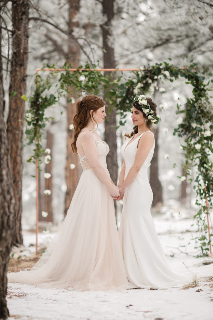 Kathryn Elizabeth Winter Photoshoot | Denver Bridal Shop