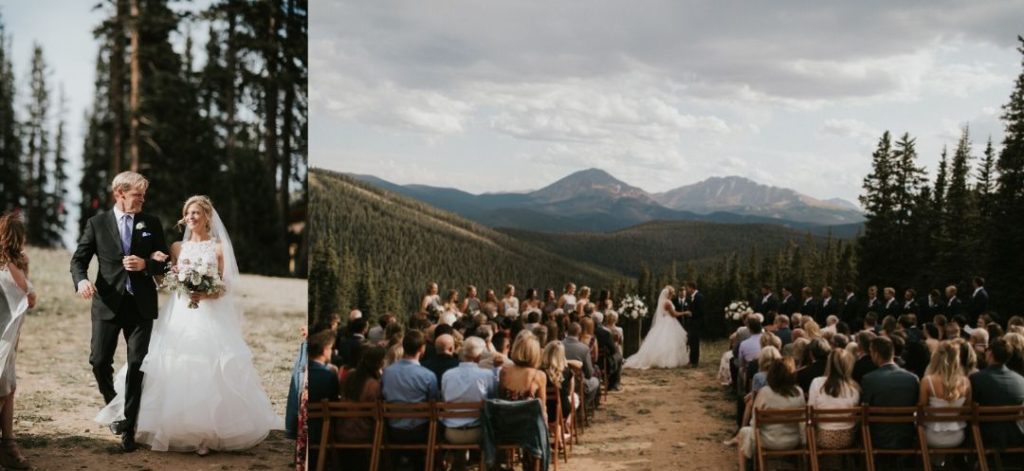 Rustic Mountain Wedding in Keystone Colorado | Real Bride